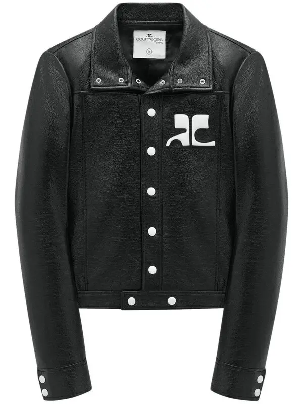 COURREGES Reedition Vinyl Jacket - Black