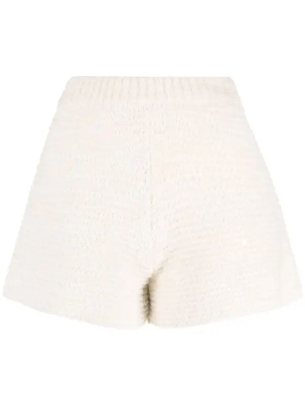 Alanui Knitted Shorts - Neutrals
