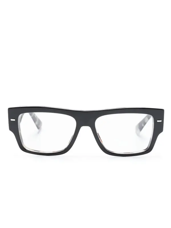 Dolce & Gabbana Rectangle-frame Glasses - Black