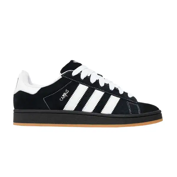 adidas gazelle silver green womens ADIDAS CAMPUS 90S ADV SHOES BLACK/GREY main image 0