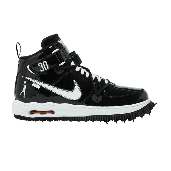 Nike Off-white X Air Force 1 Mid Sp Leather 'sheed' Sneakers