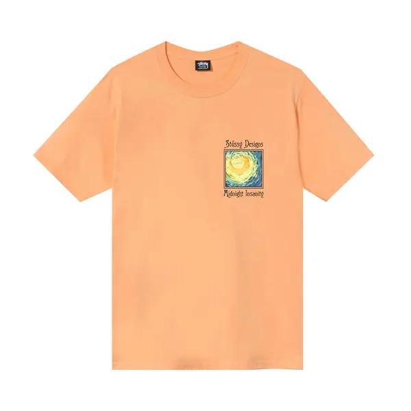 StÜssy Midnight Insanity Tee 'peach - Orange