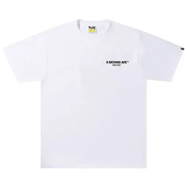 BAPE Classic Logo #1 Tee - White | Editorialist