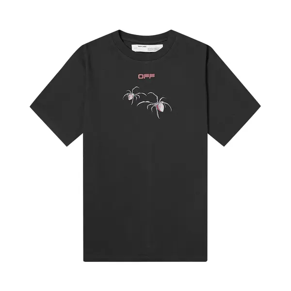 Off-White Arachno Arrow Short-sleeve T-shirt /bordeau - Black