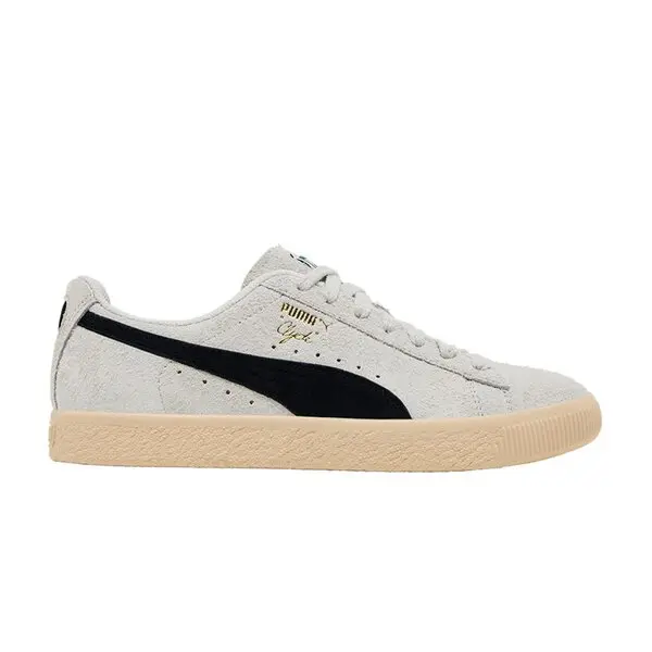 PUMA Clyde Hairy Suede Sneakers - Grey