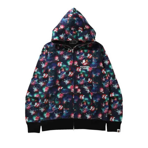 BAPE X Ghostbusters Camo Full Zip Hoodie - Multicolor