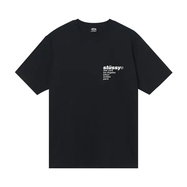 StÜssy Strawberry Tee - Black