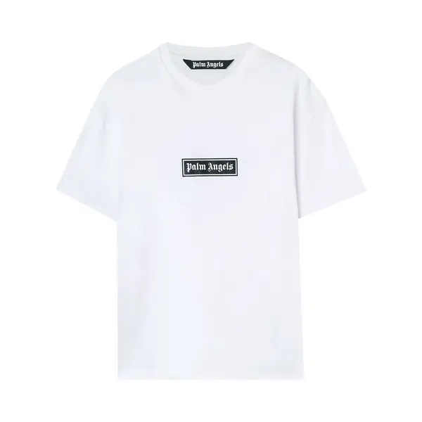 Palm Angels Gd Box Logo Tee - White