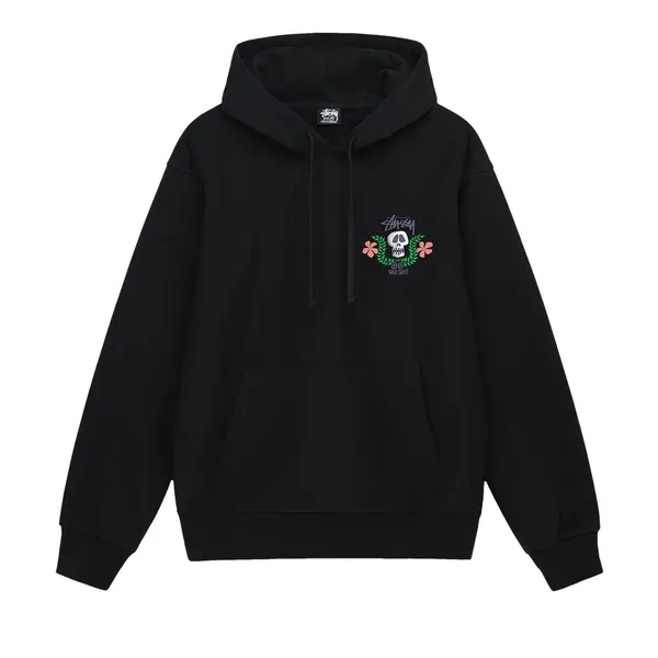 StÜssy Skull Crest Hoodie - Black