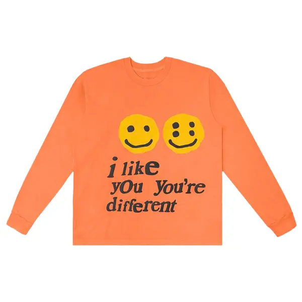 CACTUS PLANT FLEA MARKET I Like You You're Different Long-sleeve Tee 'neon