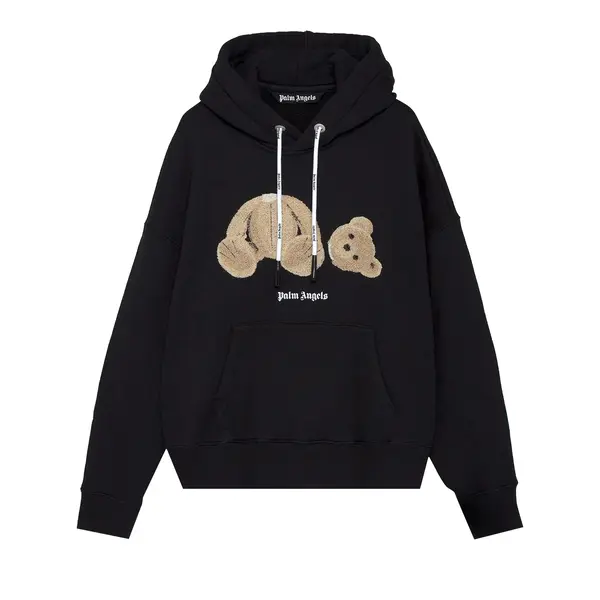 Palm Angels Hooded Sweatshirt - Black