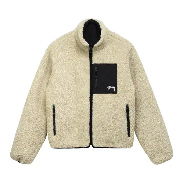 StüSsy 8 Ball Sherpa Jacket  