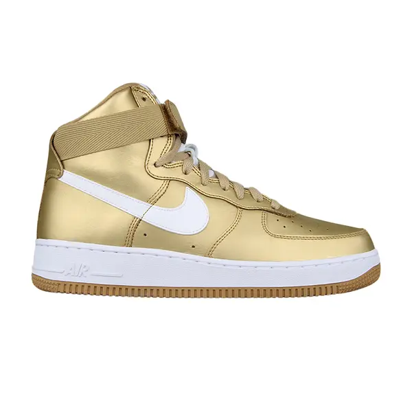 Nike Nikelab Air Force 1 High Sneakers - Gold