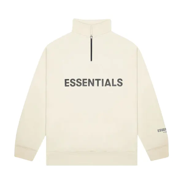 Fear Of God Half Zip Sweatshirt - Cream