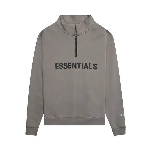 Fear Of God Mockneck Half Zip - Grey