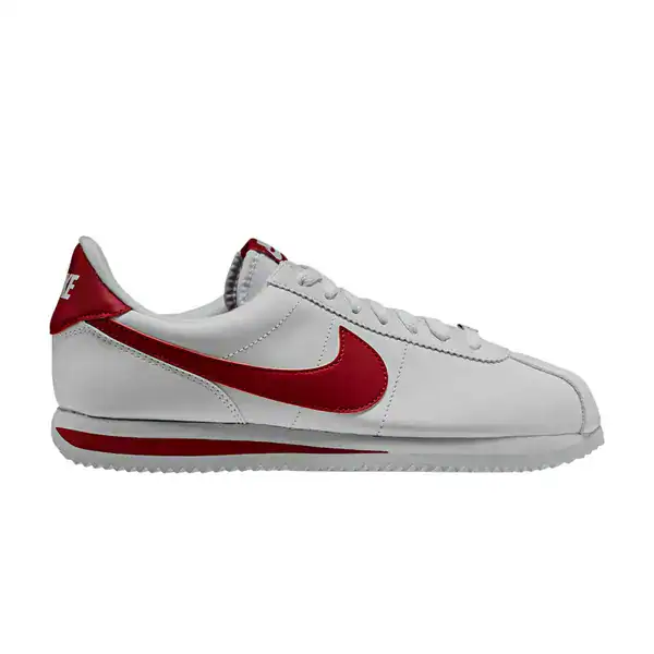 Nike Cortez Basic Leather - White | Editorialist