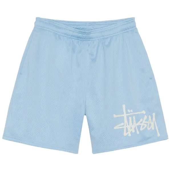 StÜssy Big Basic Mesh Short - Blue