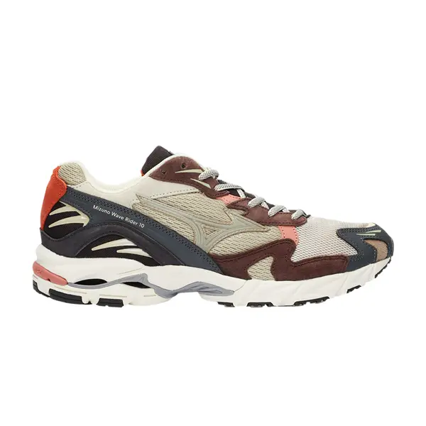 Mizuno Wood Wood X Wave Rider 10.55 'wood Ash' Sneakers - Tan