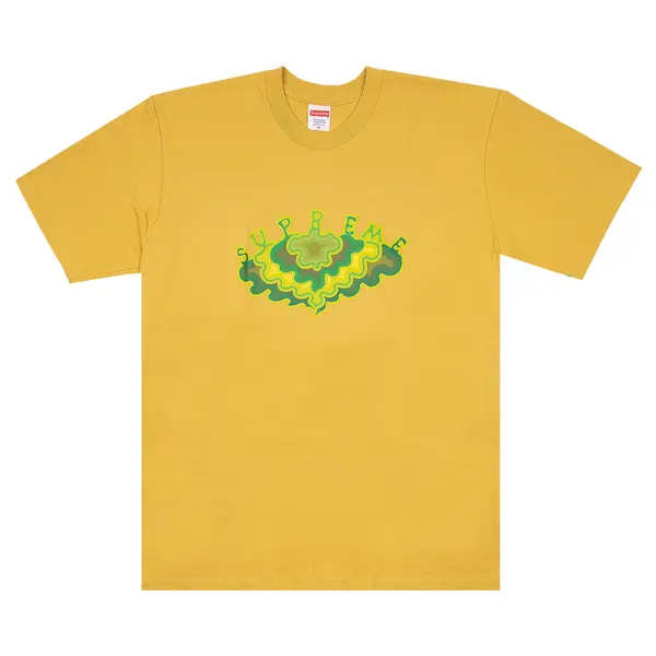 Supreme Cloud Tee 'acid - Yellow