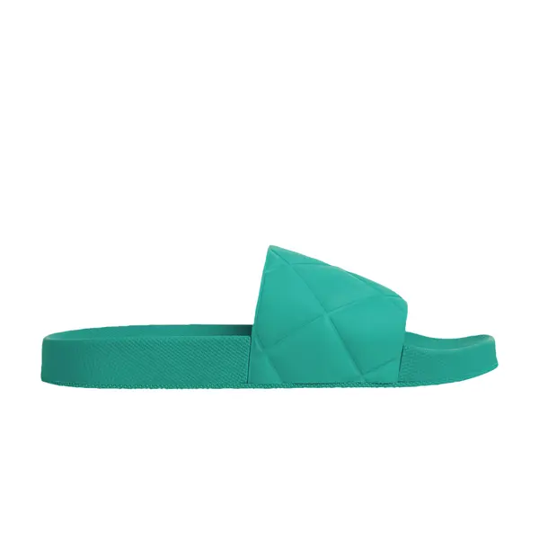Bottega Veneta Neptune Slides - Green