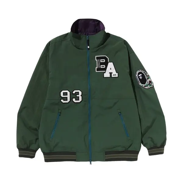 BAPE Patchwork Loose Fit Light Jacket - Green