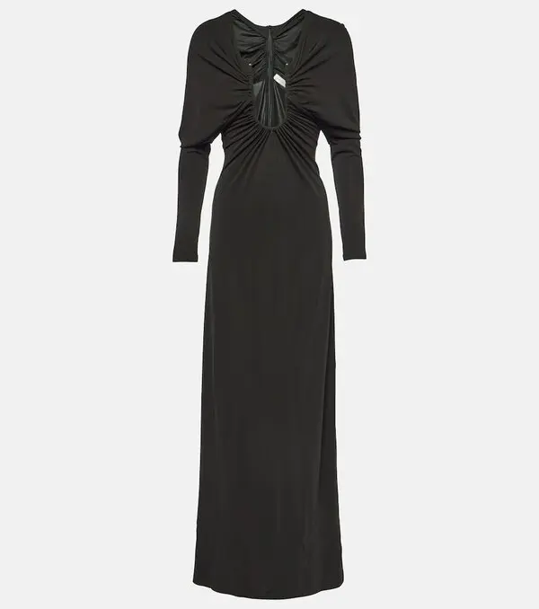 Christopher Esber Arced Dolman Maxi Dress - Black