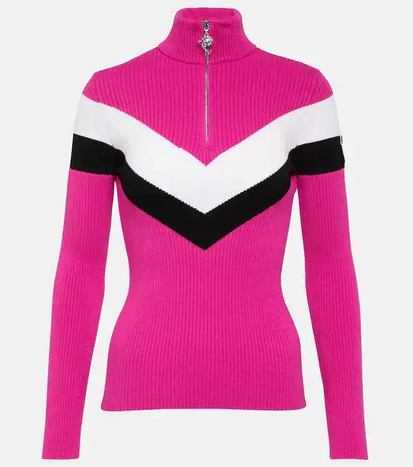 Emilio Pucci X Fusalp Striped Ski Top In Multicoloured - 20% Off