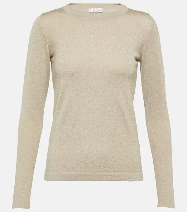 Brunello Cucinelli Cashmere And Silk-blend Sweater