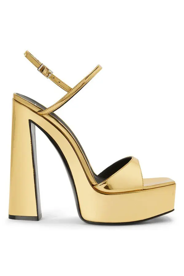 GIUSEPPE ZANOTTI Sylvy Platform Sandals - Gold