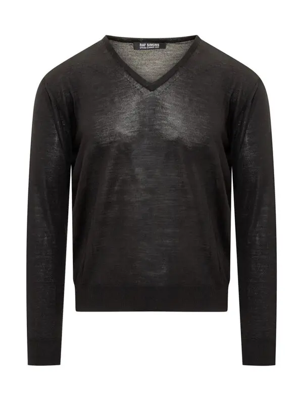 Raf Simons Long-sleeved Merino Wool Jersey