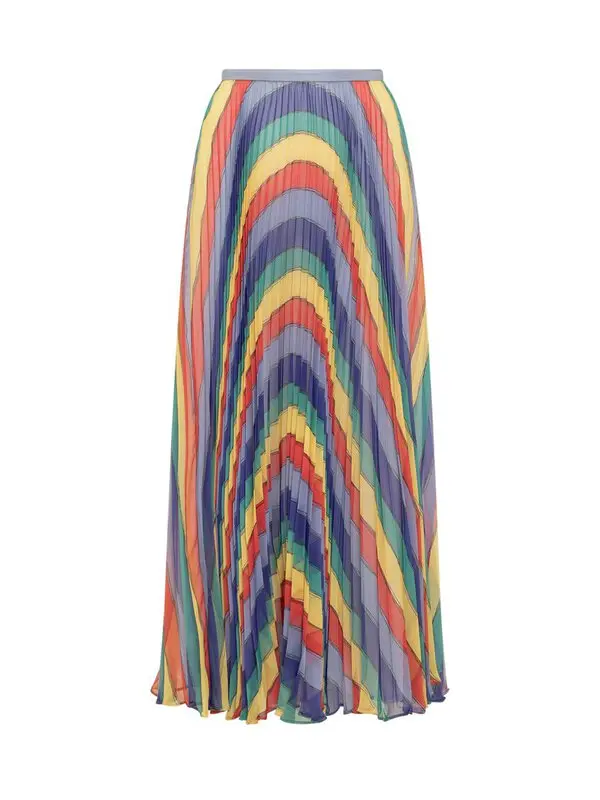 Rochas Long Skirt - Multicolor