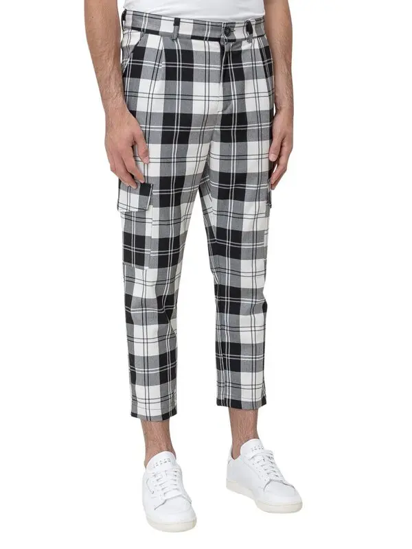 MTL STUDIO Plaid Trousers