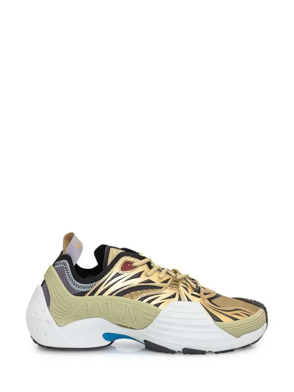 LANVIN Flash-x Low Top Sneakers - Gold