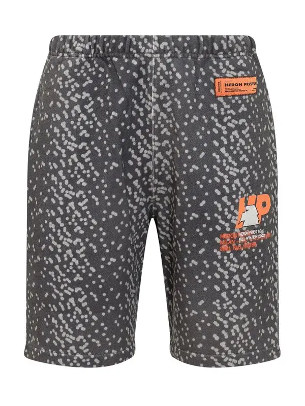 Heron Preston Polka Dot Sweat Shorts - Grey