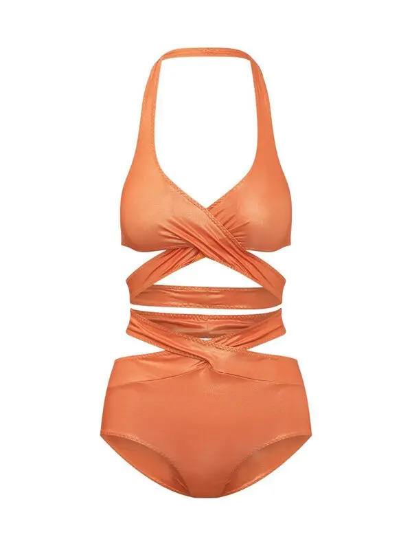 ALESSANDRO VIGILANTE Two-piece Bikini Set - Orange