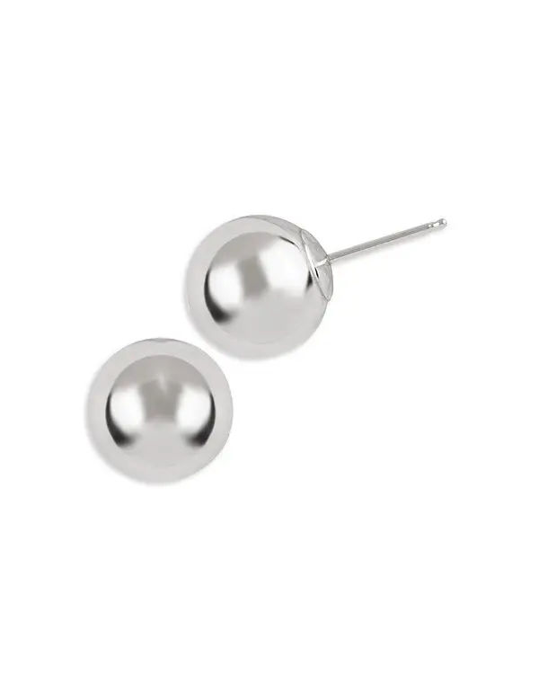 Aqua Bloomingdale's Fine Collection Sterling Ball Stud Earrings