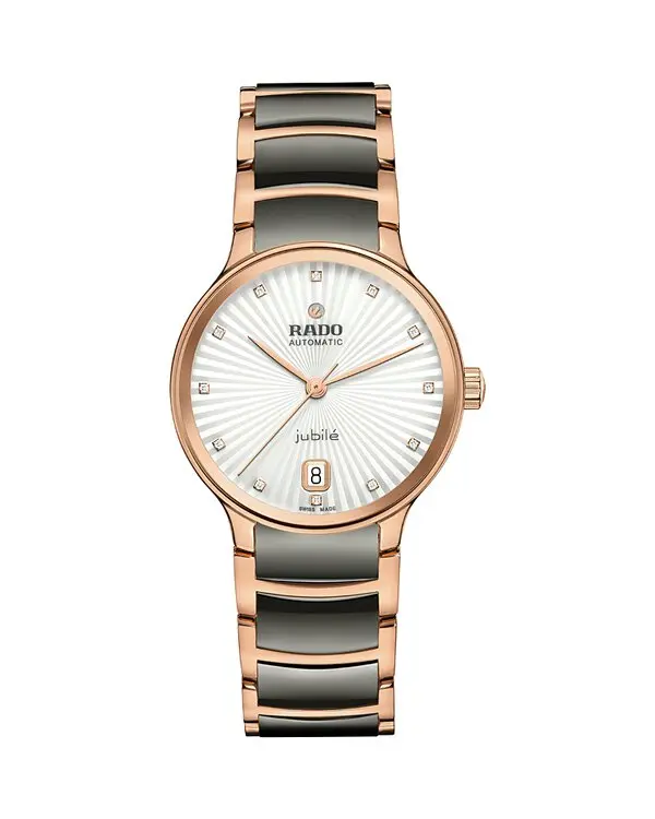 RADO Centrix Diamond Automatic Watch - Silver/gray