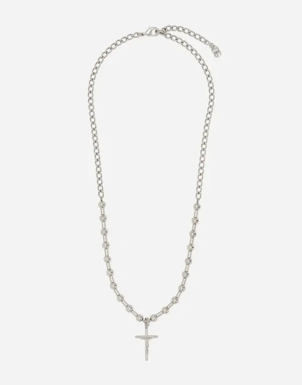Dolce & Gabbana Sphere Necklace With Dna Cross