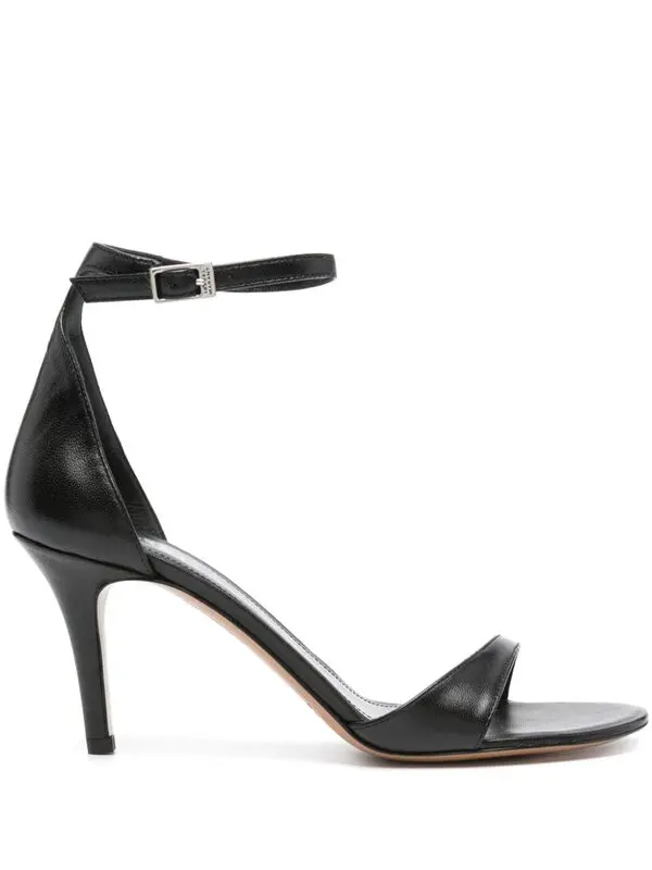 Isabel Marant Ailisa 80mm Leather Sandals - Black