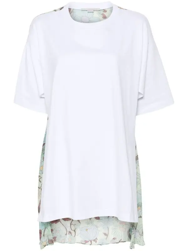 Stella McCartney Floral-print Panel T-shirt
