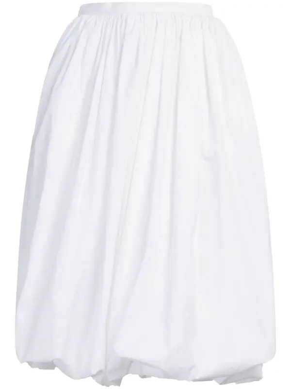 Marni Puffball-hem Midi Skirt - White
