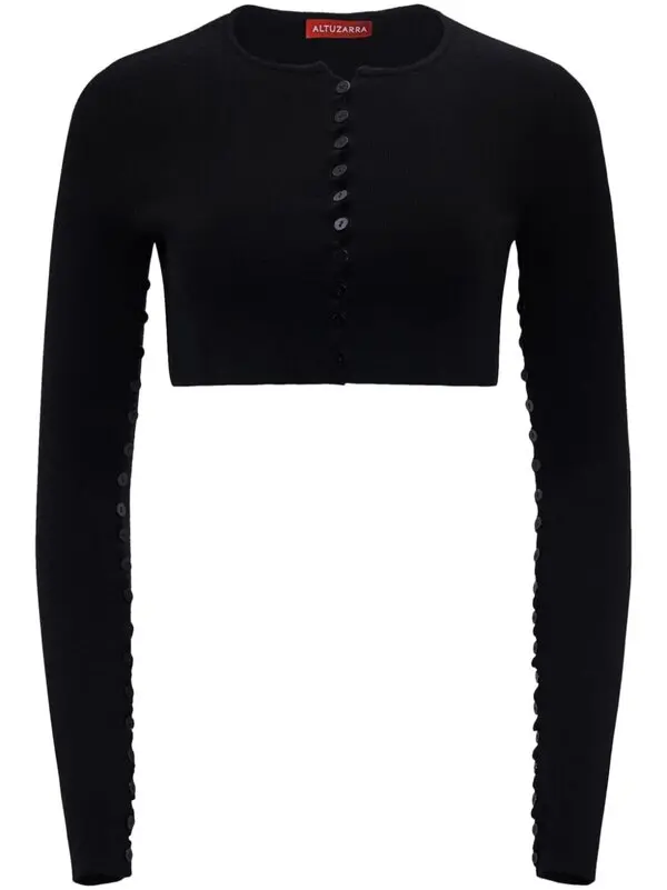 Altuzarra Haruni Knitted Top - Black