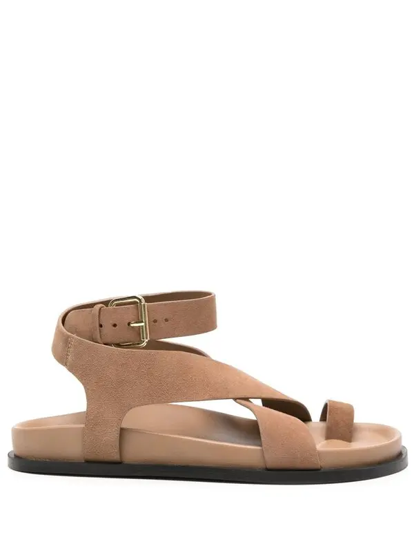A.emery Jalen Suede Sandals - Neutrals