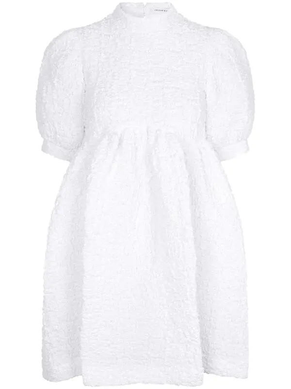 Cecilie Bahnsen Uma Smocked Mini Dress