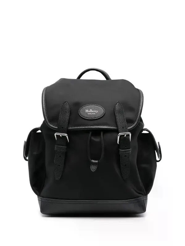 Mulberry Logo-appliqué Buckle Backpack