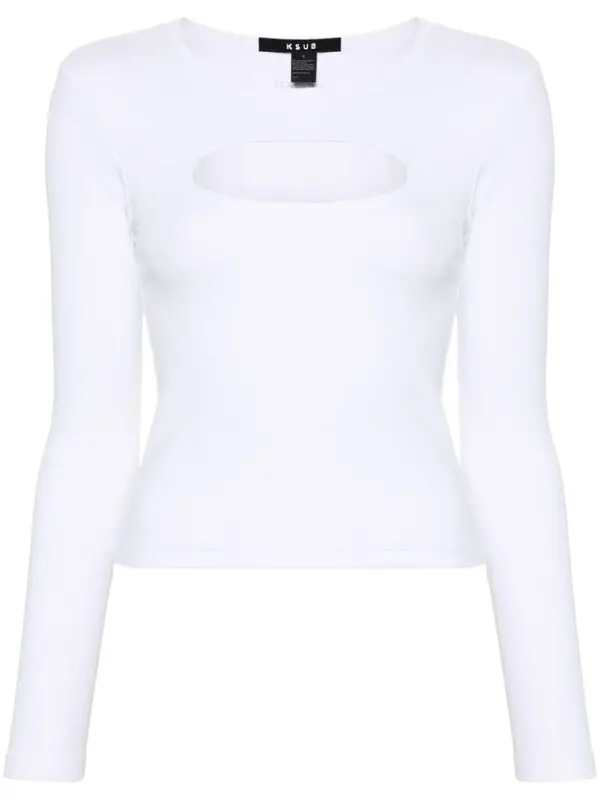 Ksubi Cut-out Ribbed Top