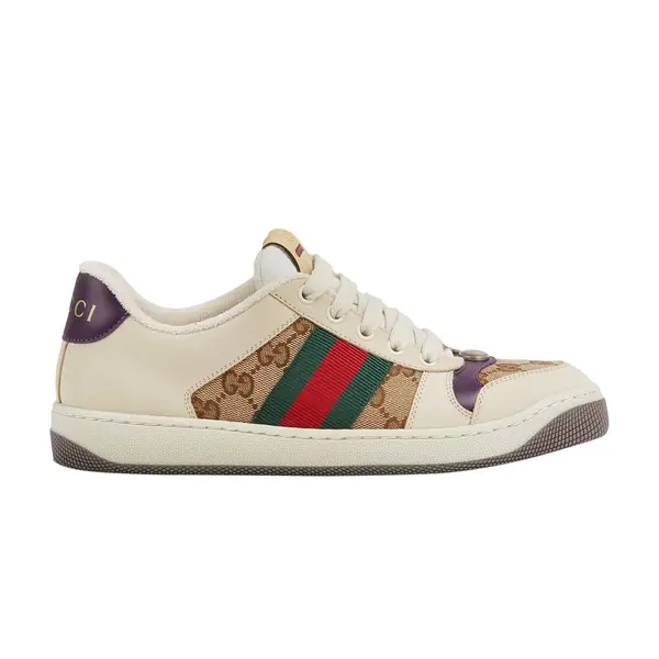 Gucci Screener Gg Canvas Sneakers - Brown