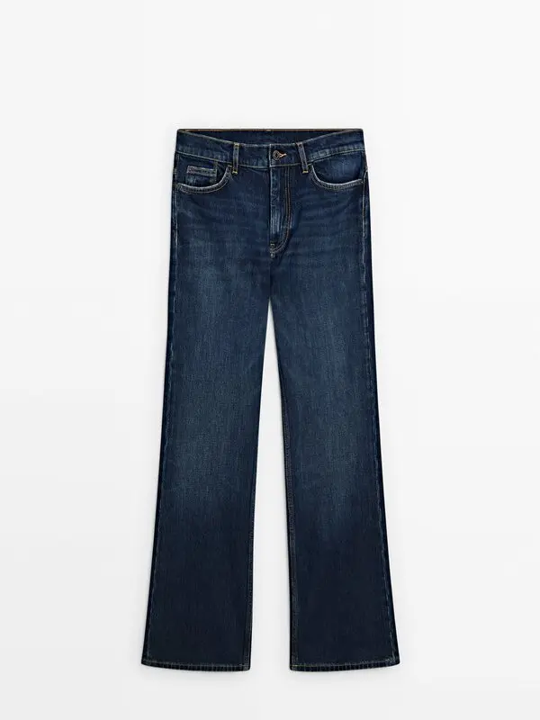 Massimo Dutti High-rise Boot-cut Jeans
