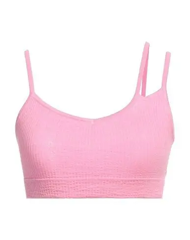 VICOLO Knitted Crop Top - Pink