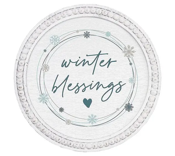 SINCERE SURROUNDINGS 14' Winter Blessings Beade D Art